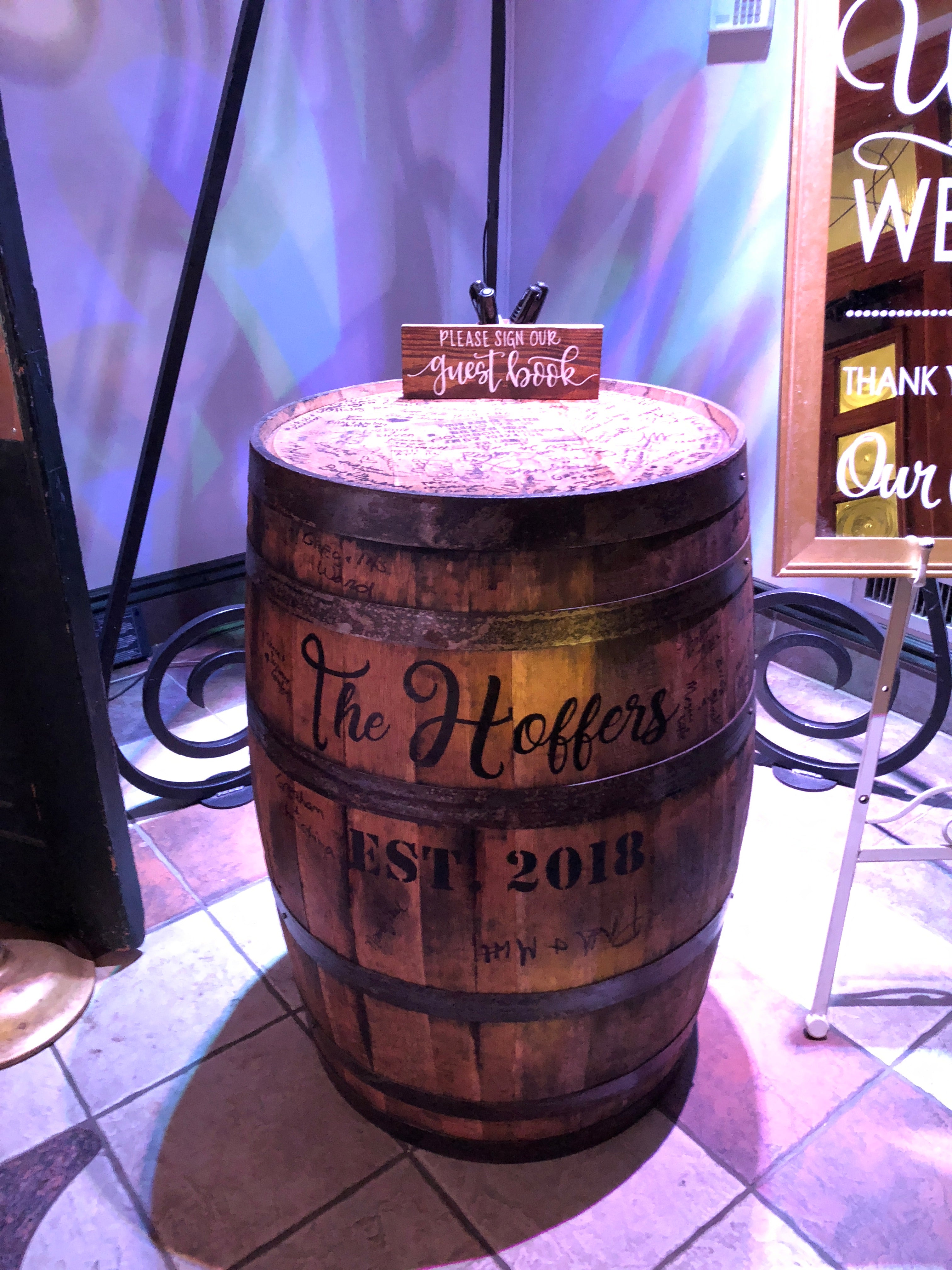 Custom Finished Barrel – Rustic Barrel Co. LLC